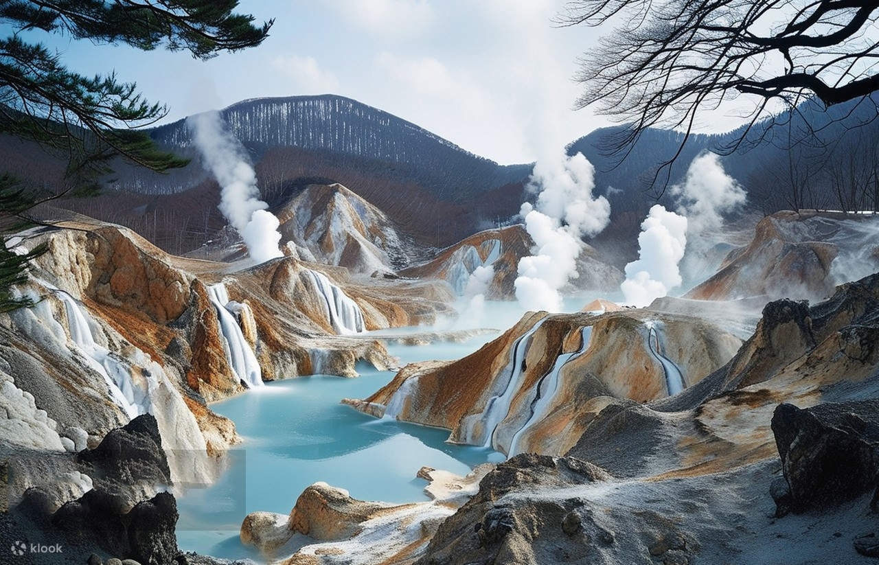 [Hokkaido Noboribetsu Toya Lake] Lake Toya & Noboribetsu Jigokudani ...
